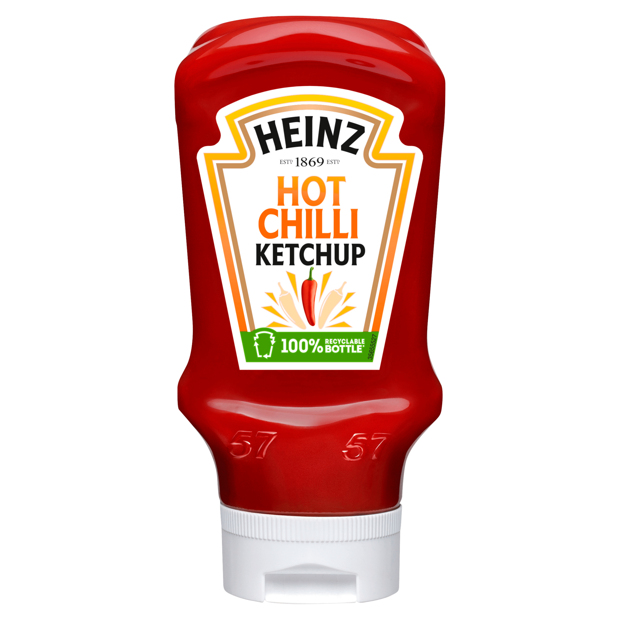 Heinz hot chili ketchup 500 ml Per Fles 570 g