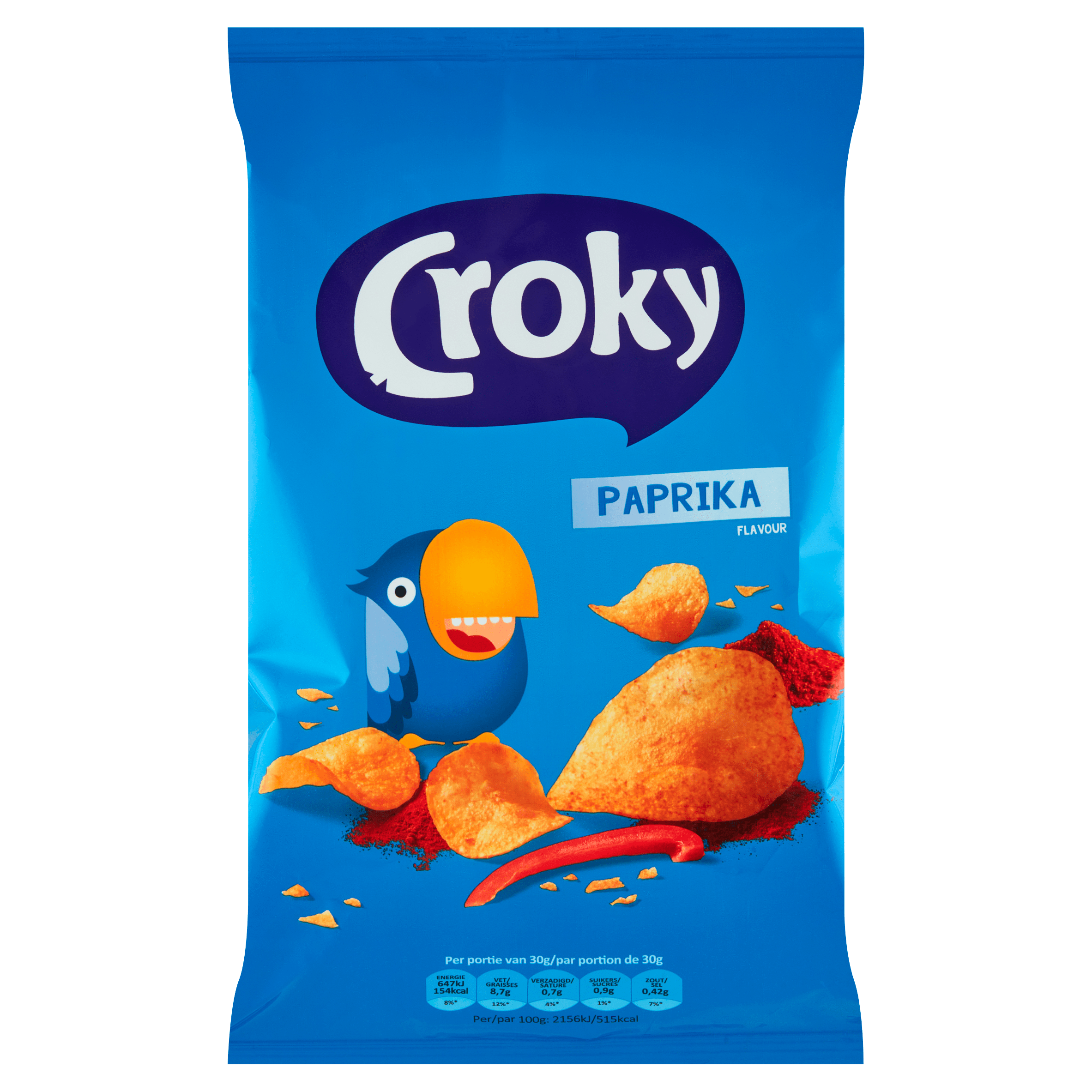 Croky Paprika Per Zak 100 g