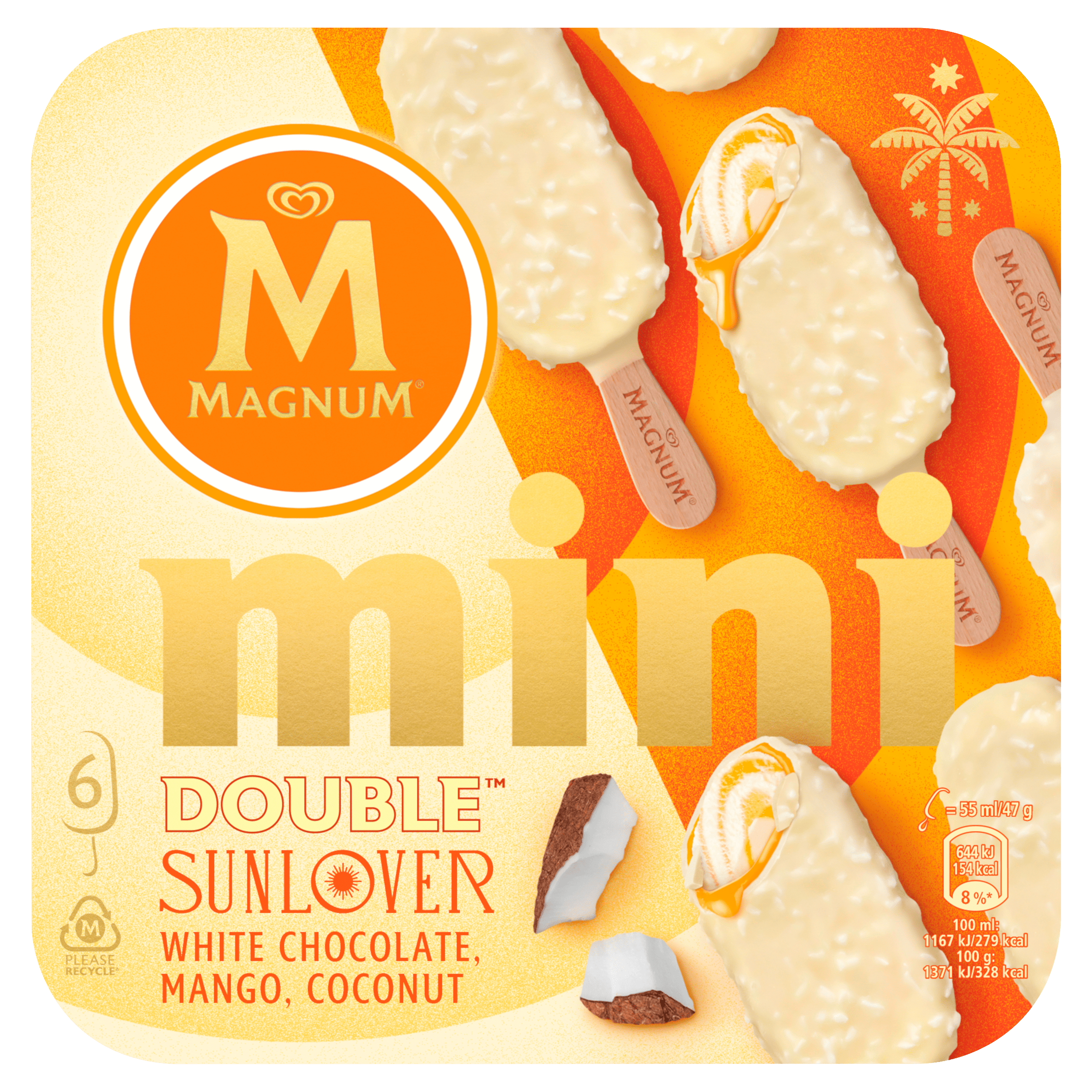 Magnum Double Sunlover mini Per Doos 6 st