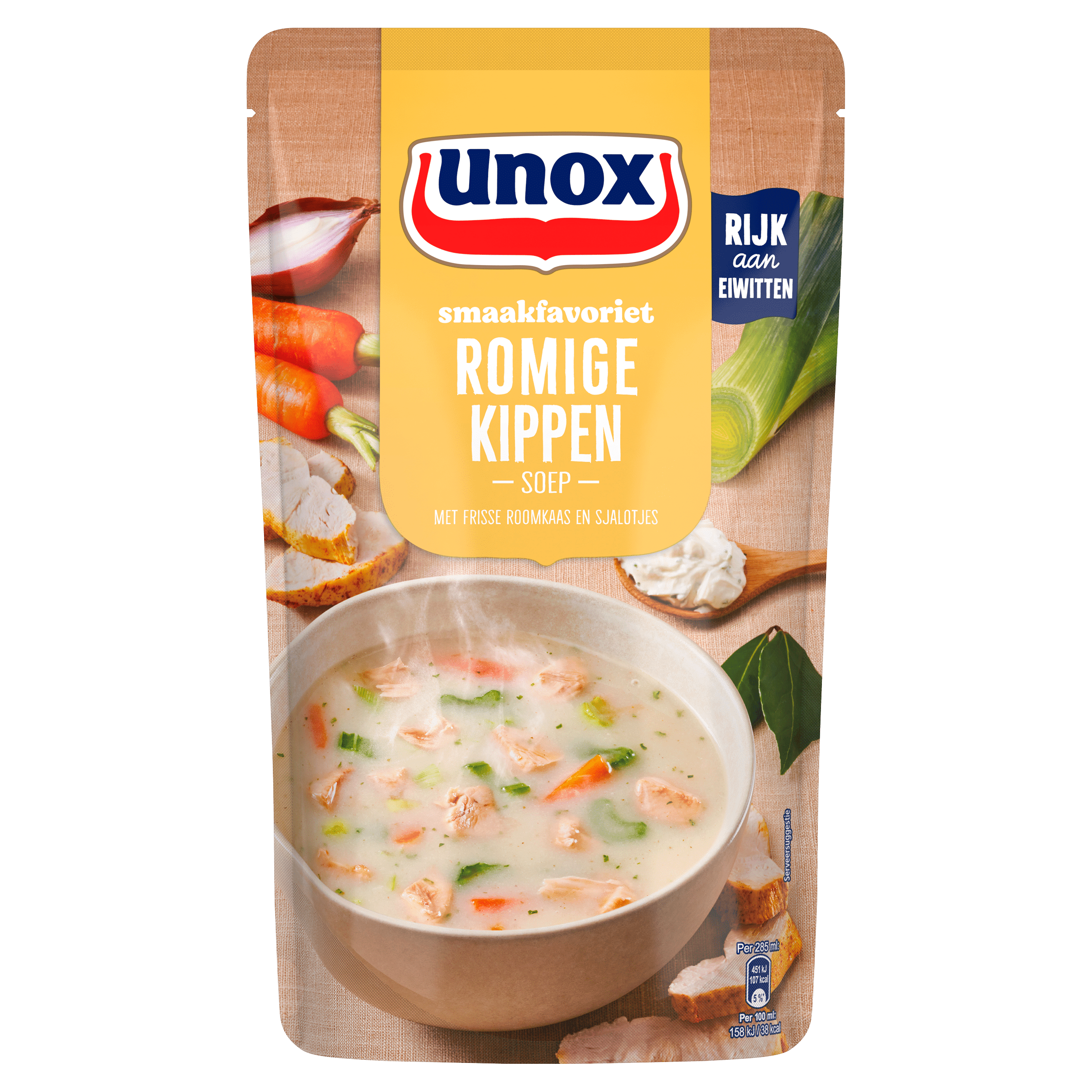 Unox Soep romige kip Per Stazak 570 ml