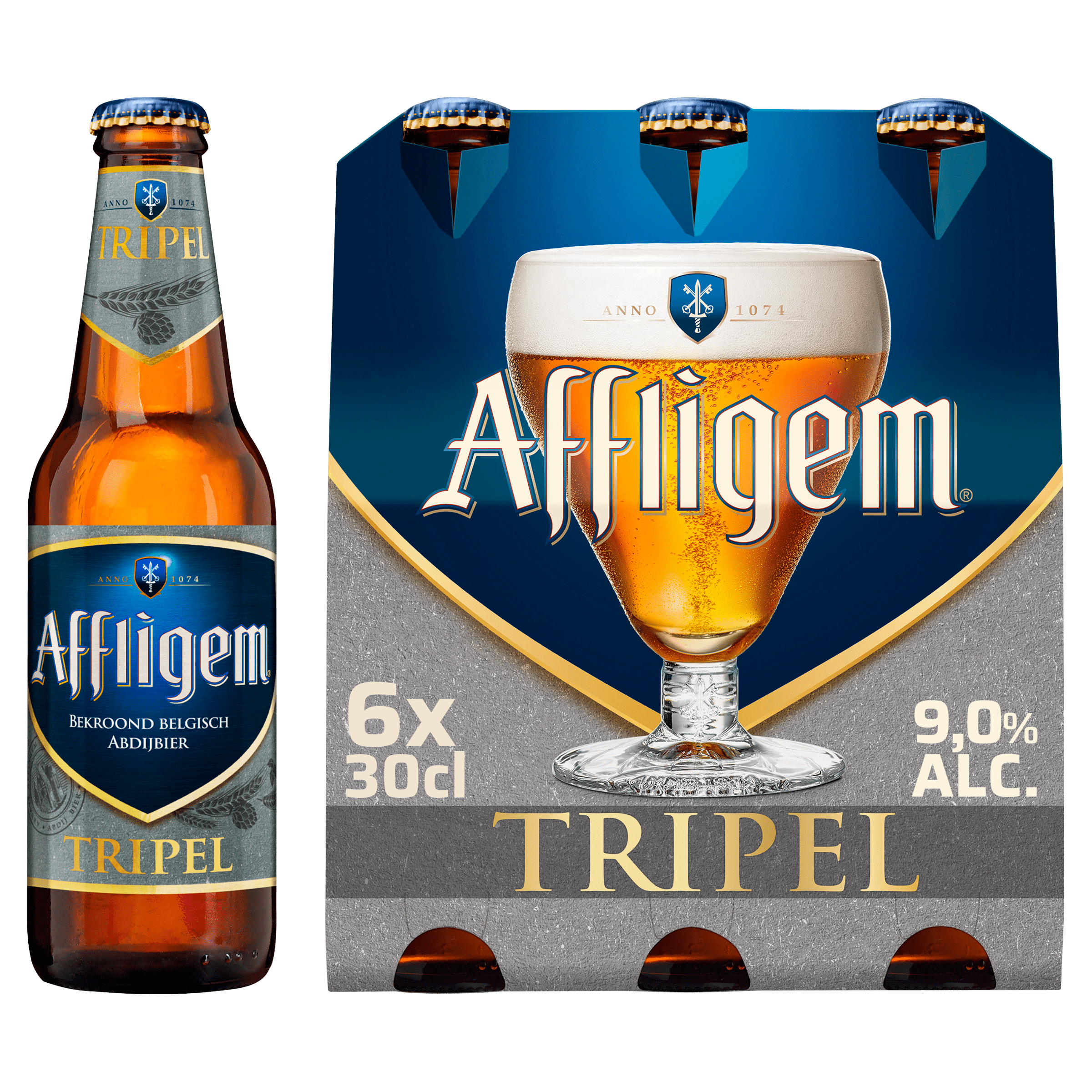 Affligem Tripel bier fles Per Set 1800 ml