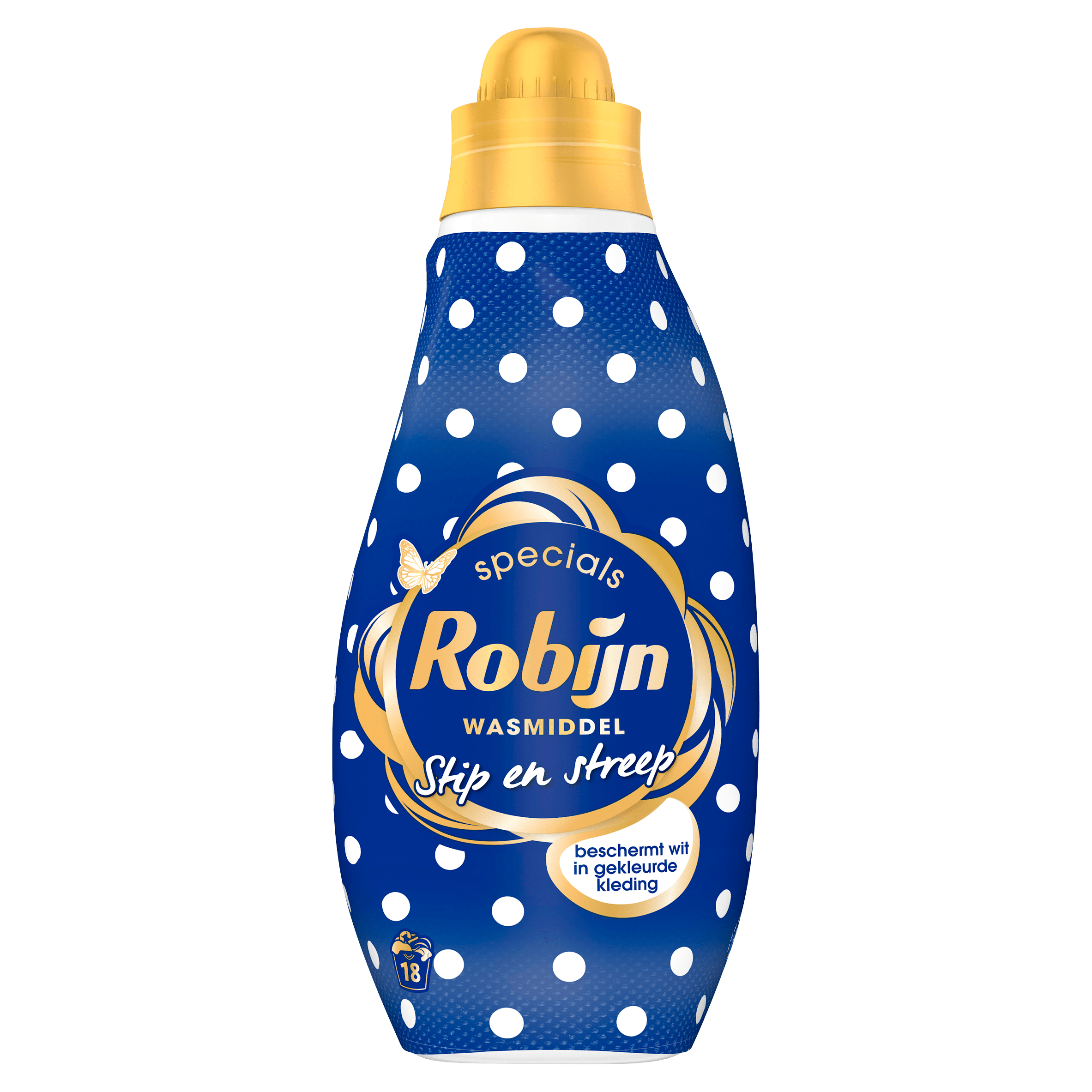 Robijn Klein & krachtig stip&streep 18sc Per Fles 720 ml
