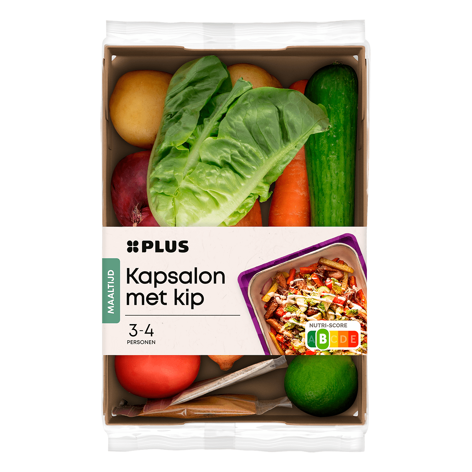 PLUS Verspakket Kapsalon met kip Per Stuk 1 st