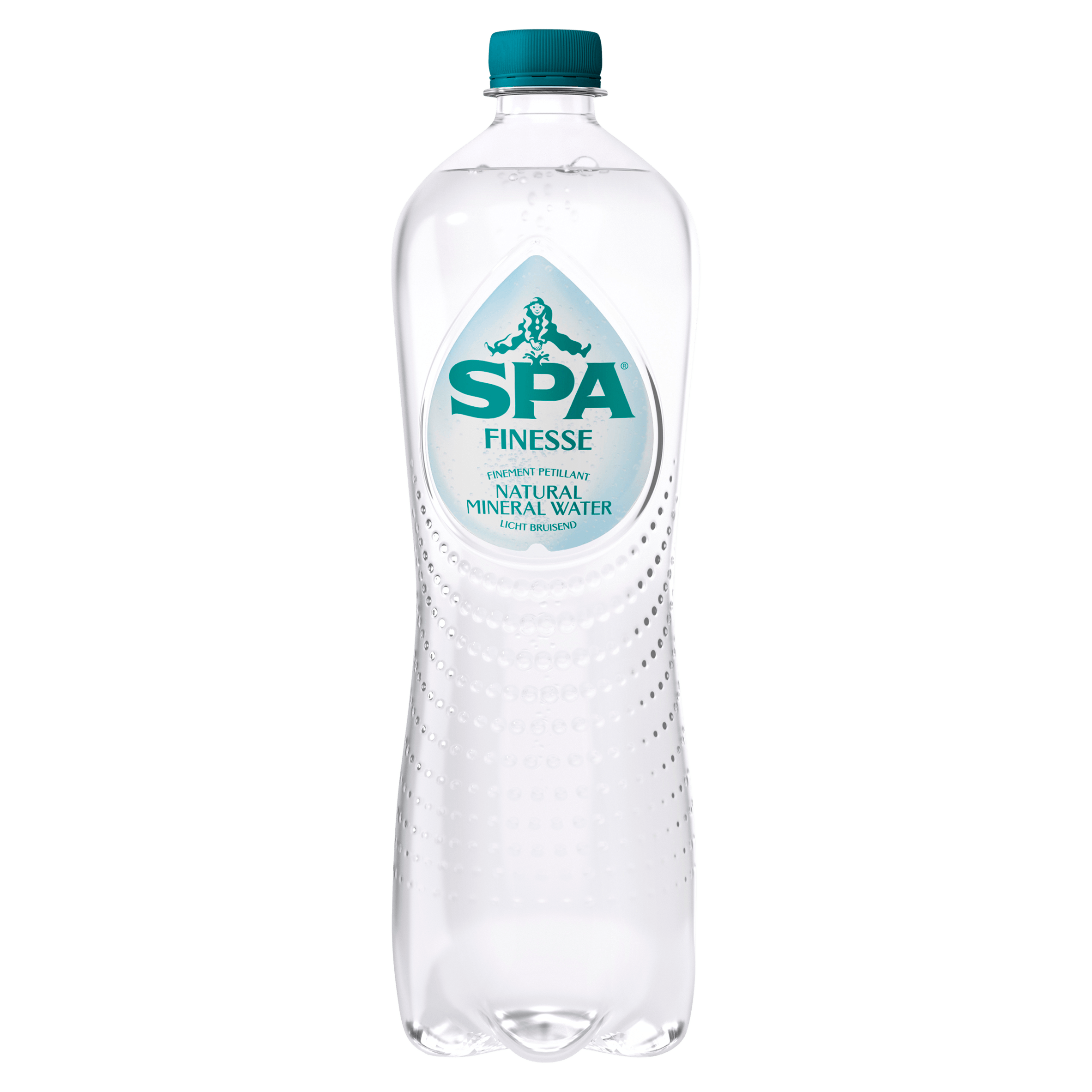 Spa Finesse licht bruisend mineraalwater Per Fles 1000 ml