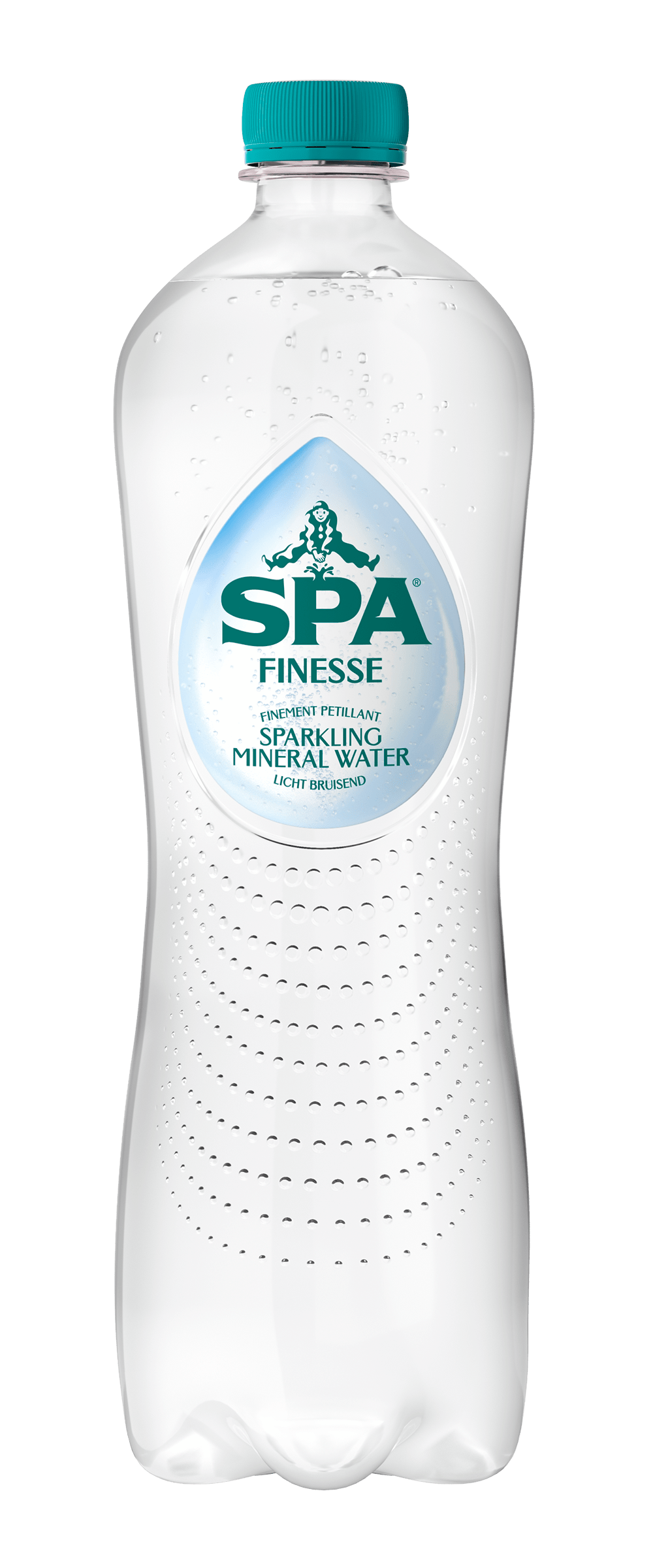 Spa Finesse licht bruisend mineraalwater Per Fles 1000 ml
