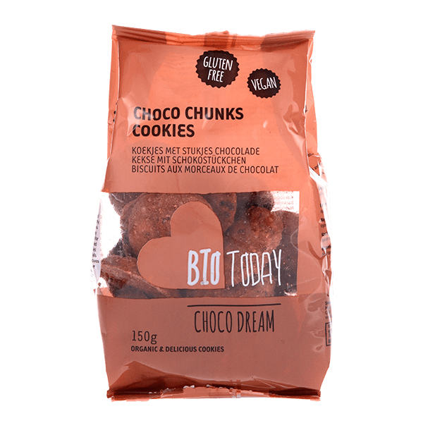 BioToday Choco Chunk Cookies biologisch Per Zak 150 g