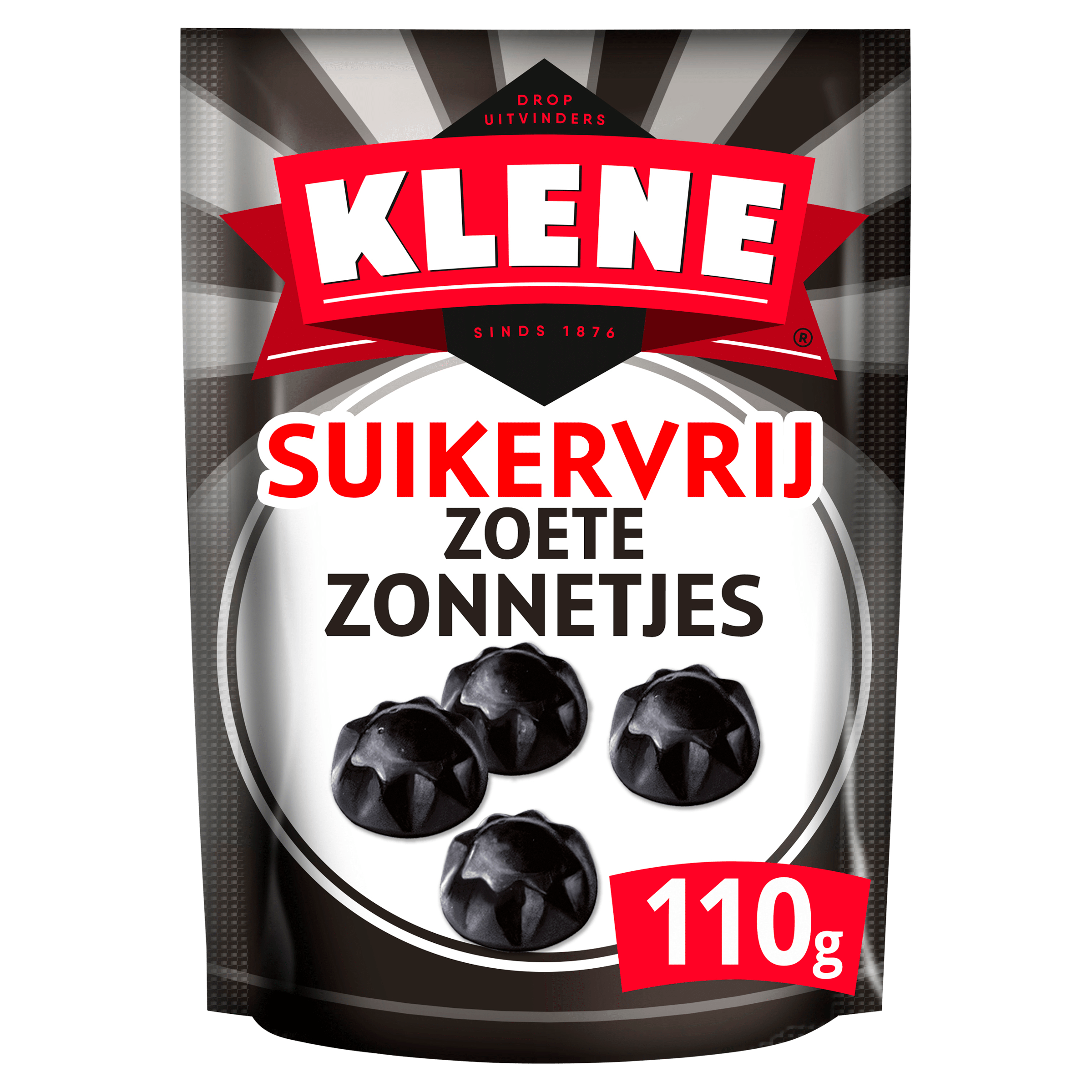 Klene Suikervrij zoete zonnetjes Per Zak 110 g
