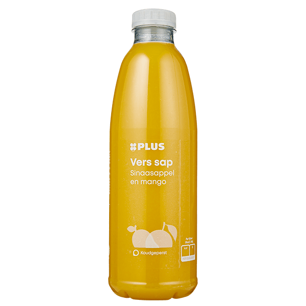 PLUS Vers sap mango sinaasappel Per Fles 1000 ml