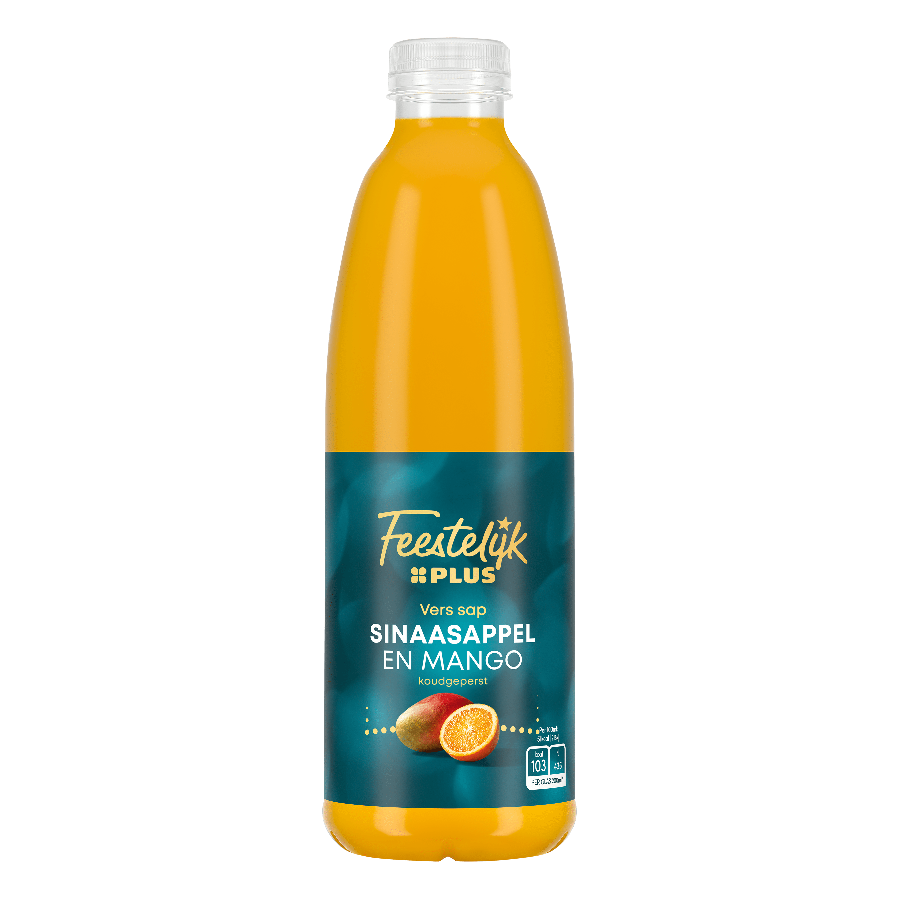 PLUS Vers sap mango sinaasappel Per Fles 1000 ml