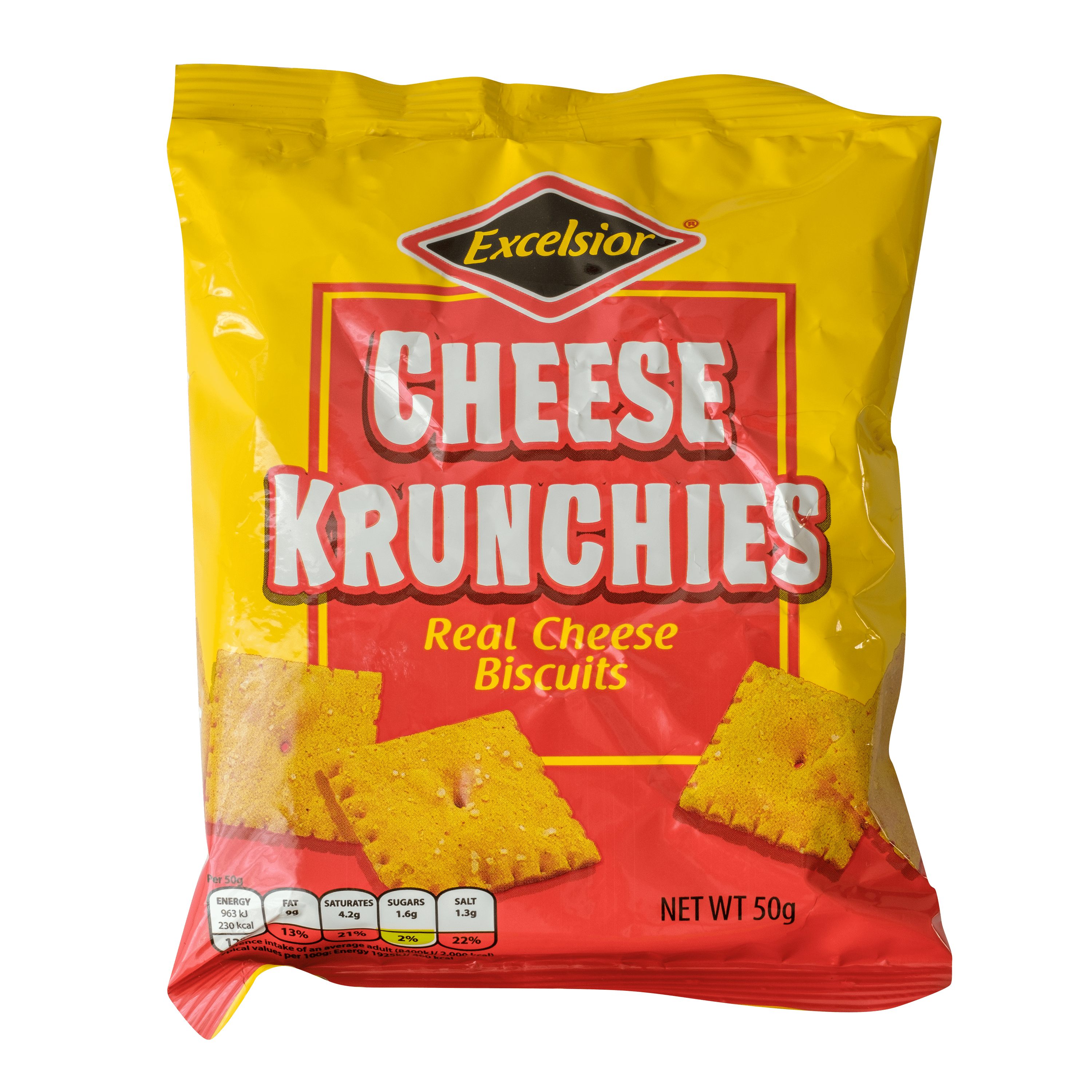 Excelsior Cheese krunchies Per Zak 50 g