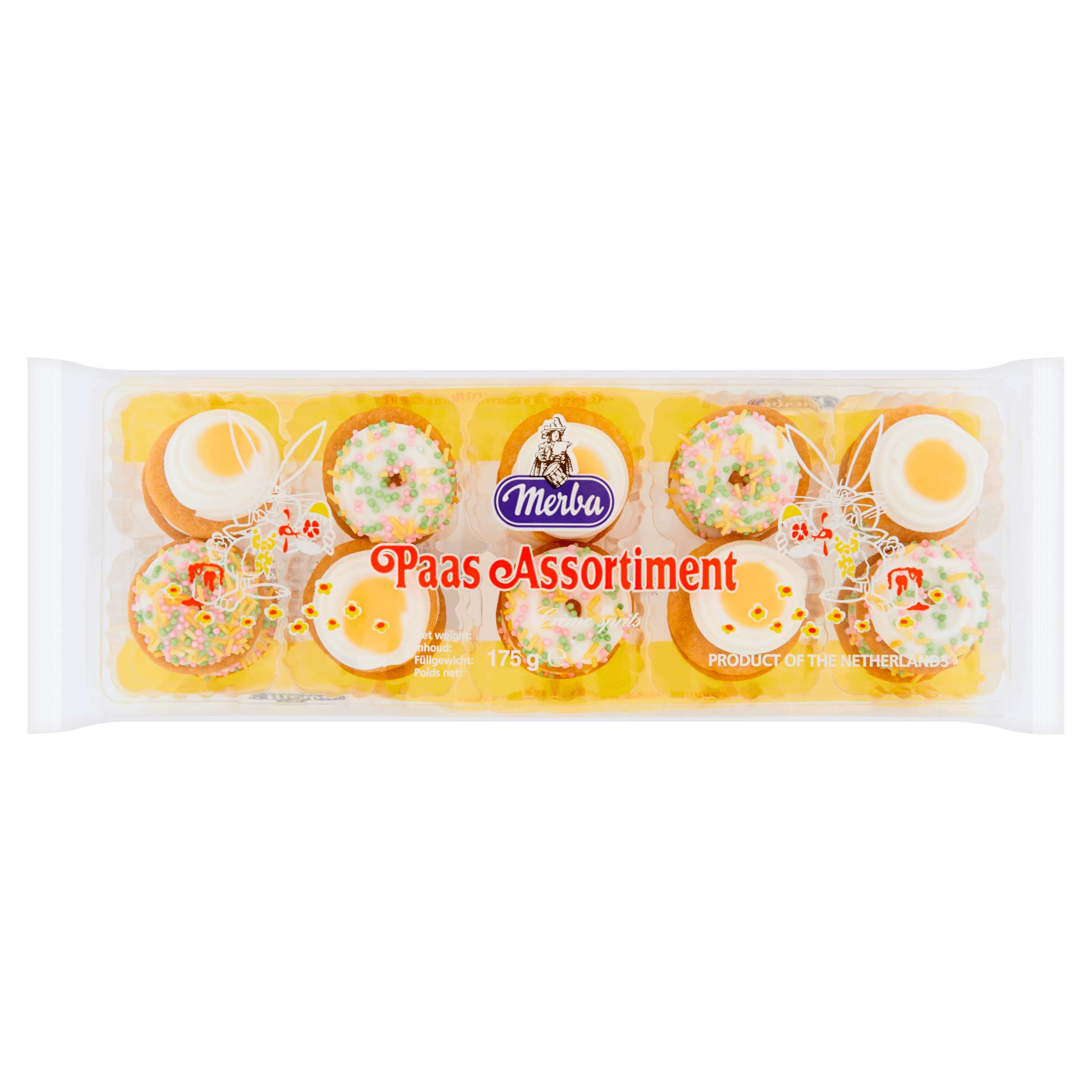 Merba Paaskoekjes assorti Per Wikkel 175 g