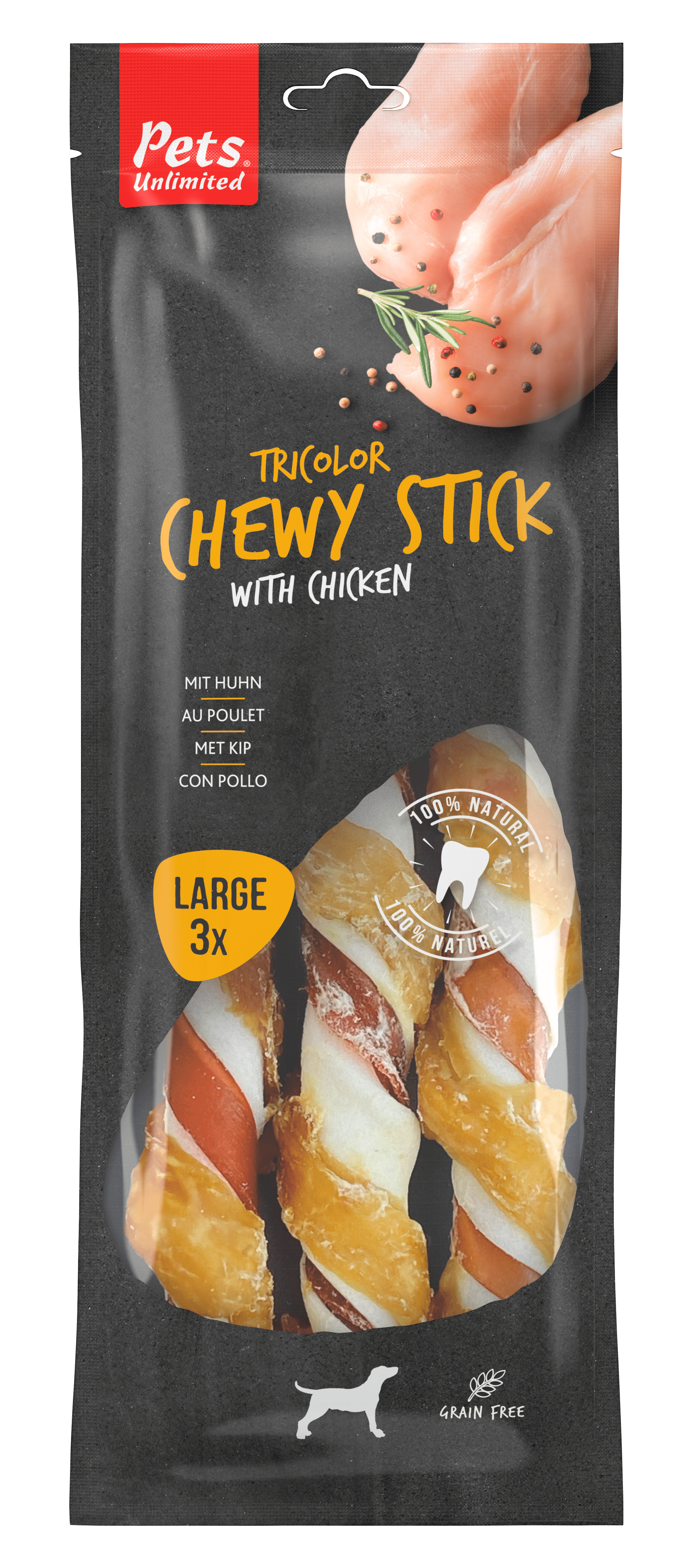 Rosewood trio sticks large Per Zak 3 st