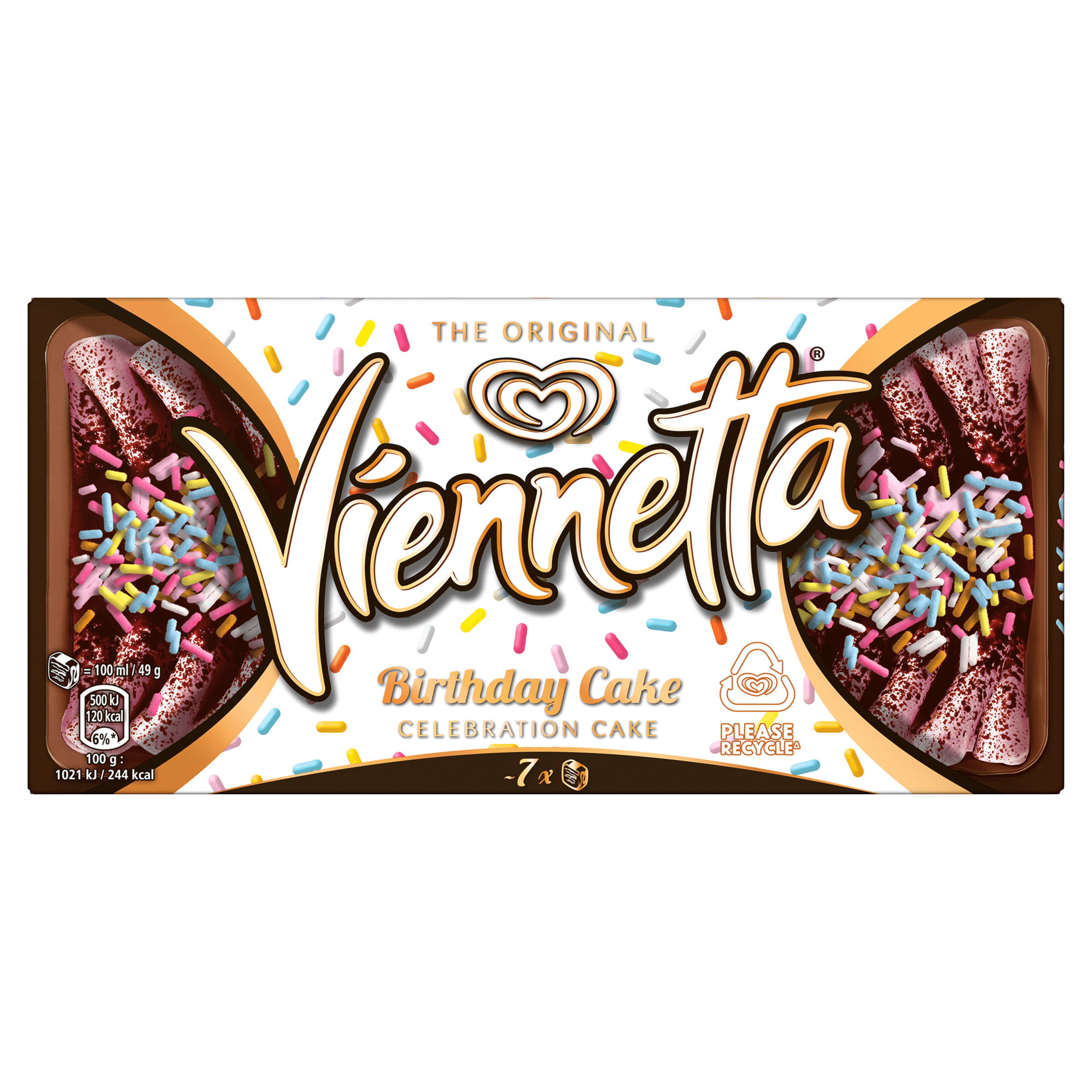 Ola Viennetta Birthday Cake Per Doos 650 ml