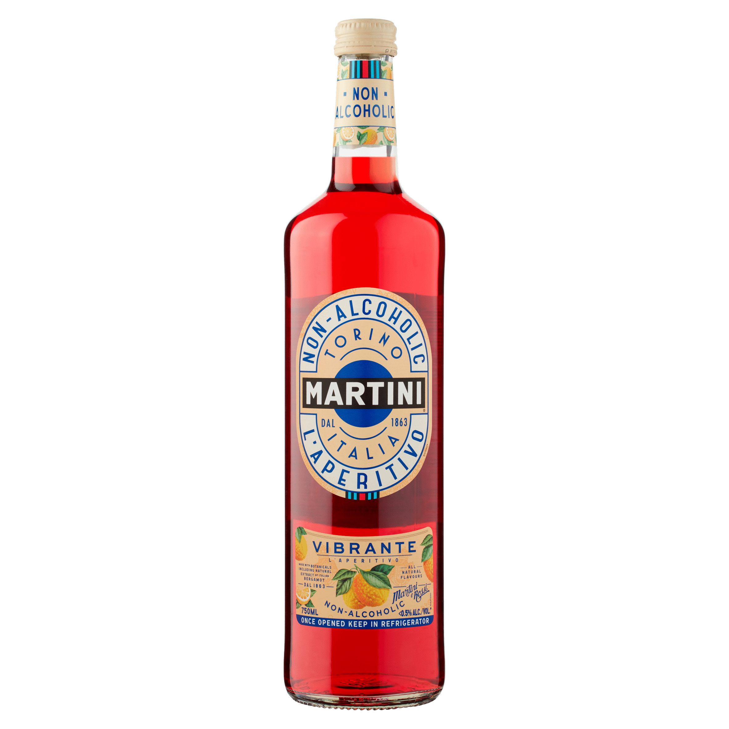 Martini Vibrante alcoholvrij Per Fles 750 ml