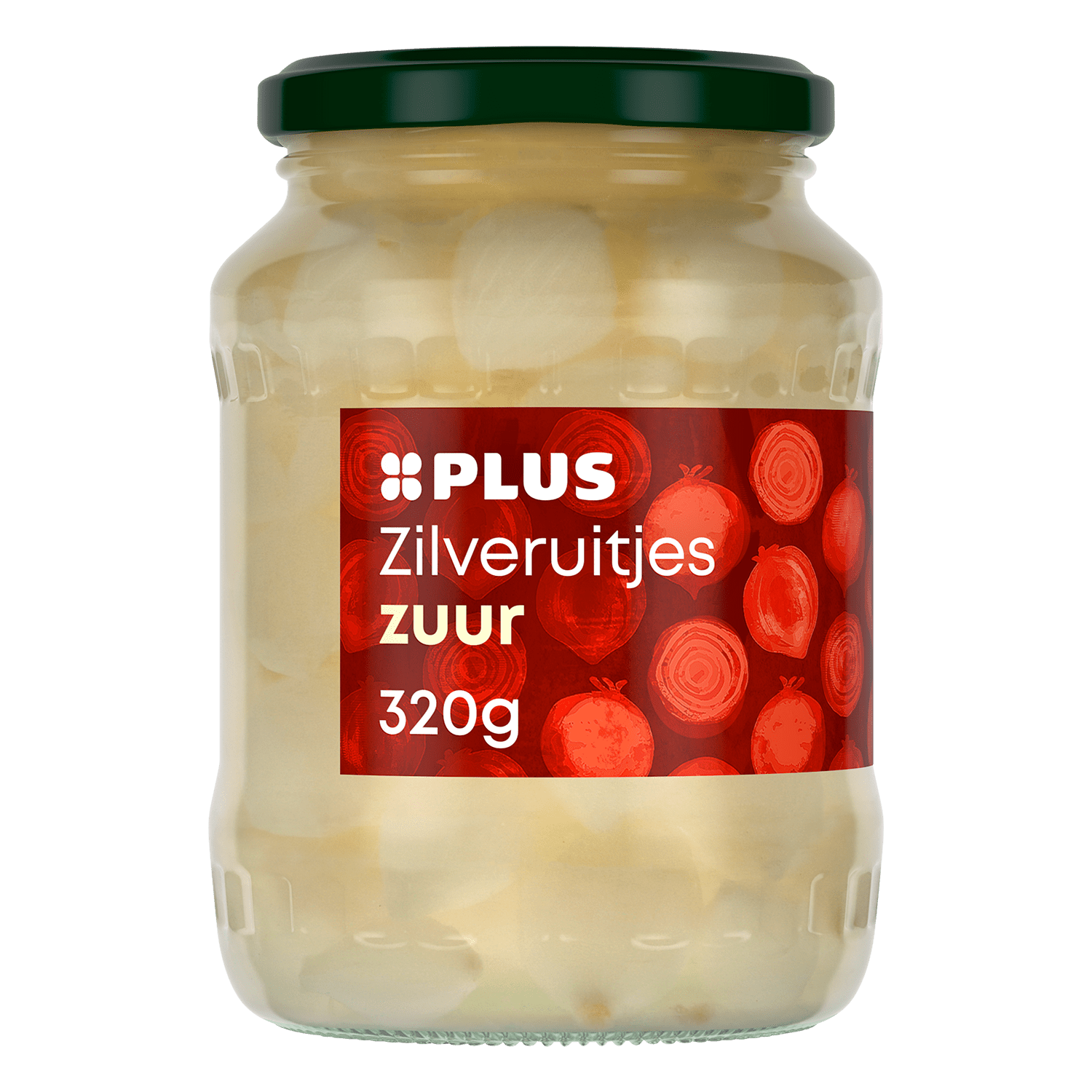 PLUS Zilveruitjes zuur Per Pot 370 ml