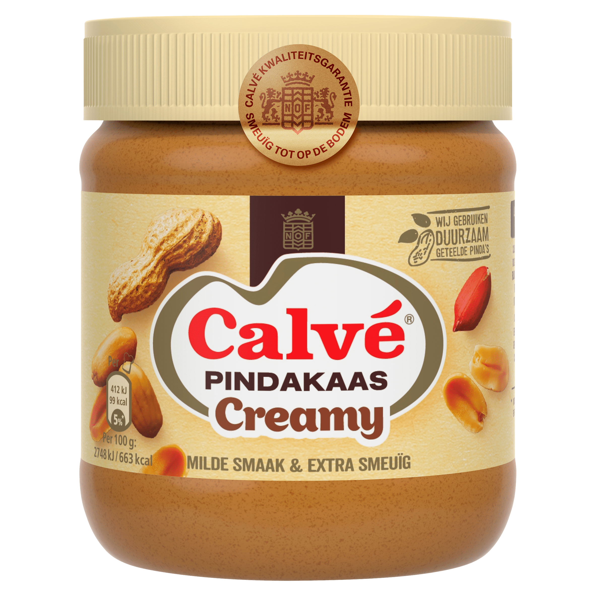 Calvé Pindakaas creamy Per Bus 350 g