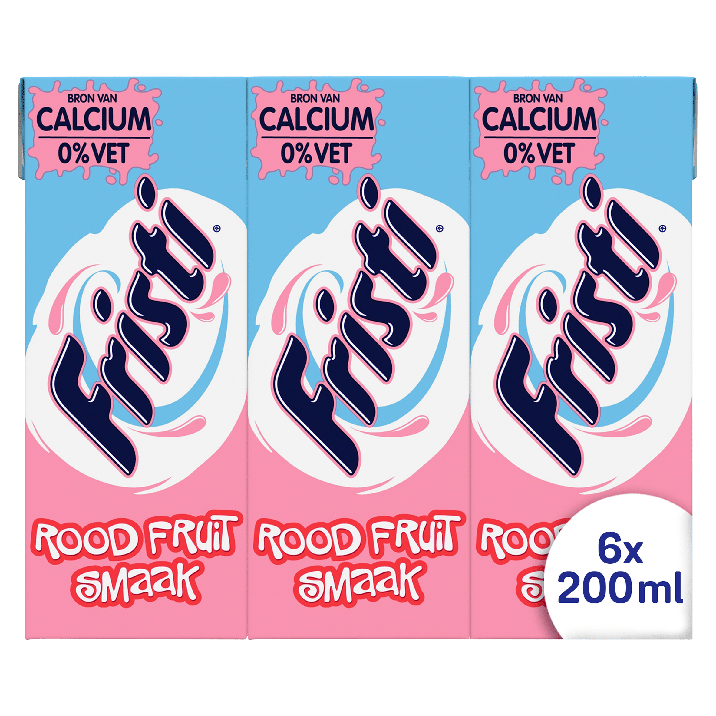 Fristi Rood fruit mini 6-pack Per Set 1200 ml