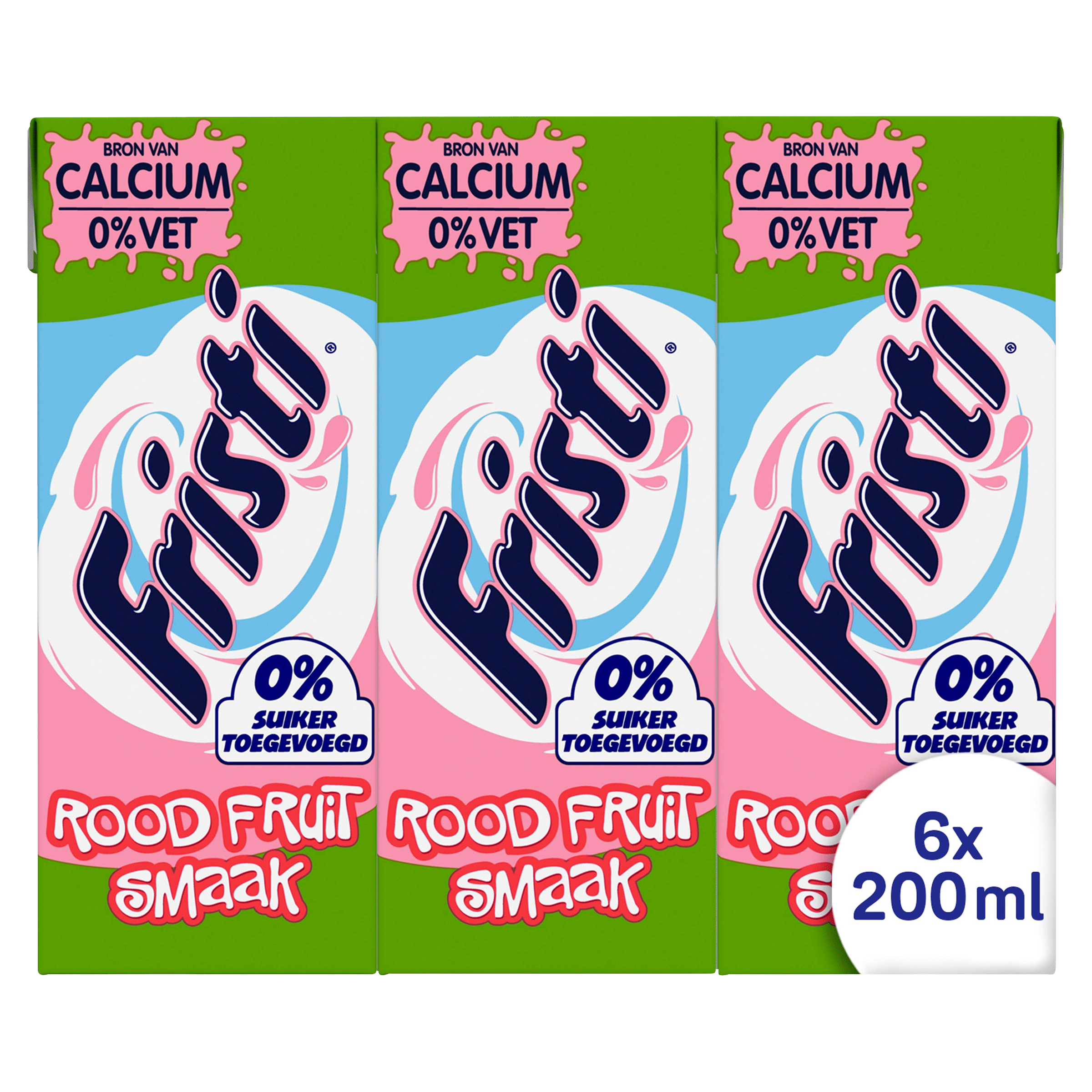 Fristi Rood fruit GST mini 6-pack Per Set 1200 ml