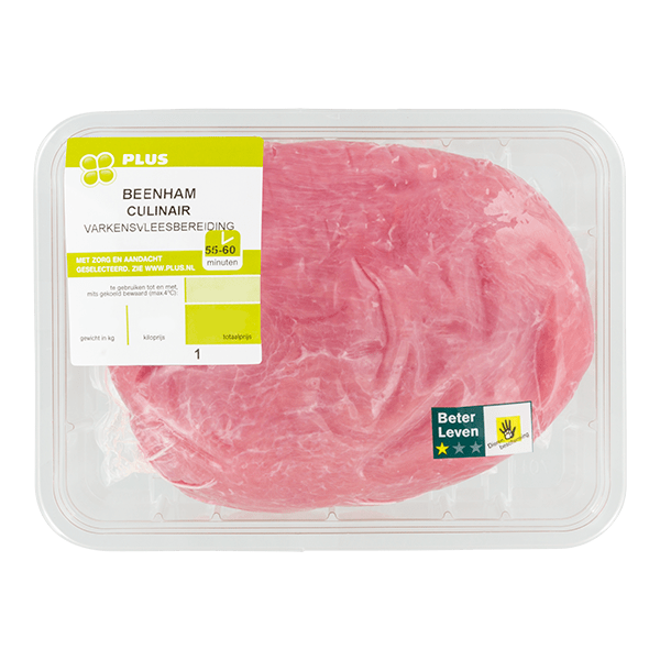 PLUS Culinaire beenham naturel Per 600 gram