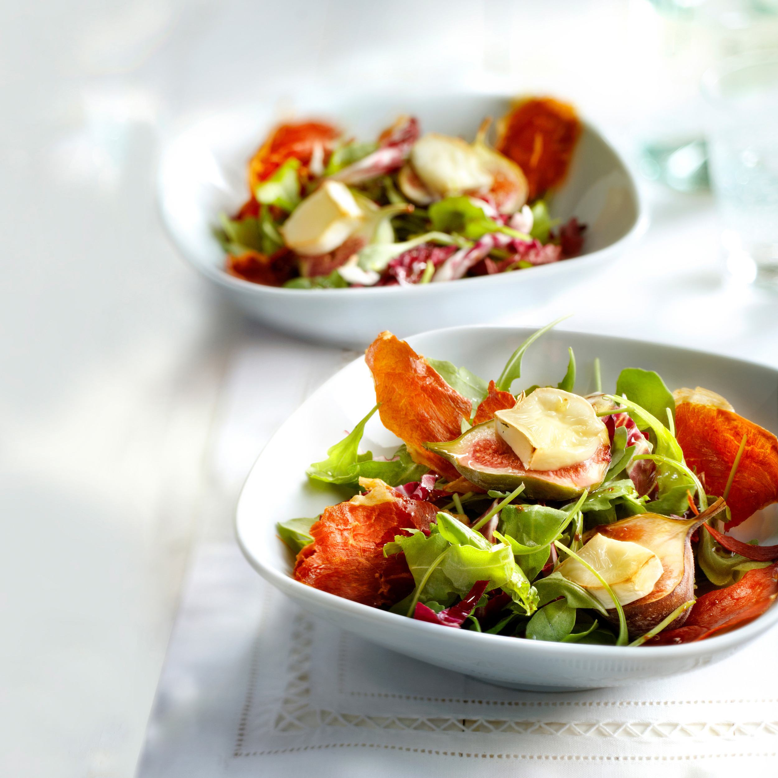 Rucolasalade met gegratineerde vijgen | Recepten | PLUS