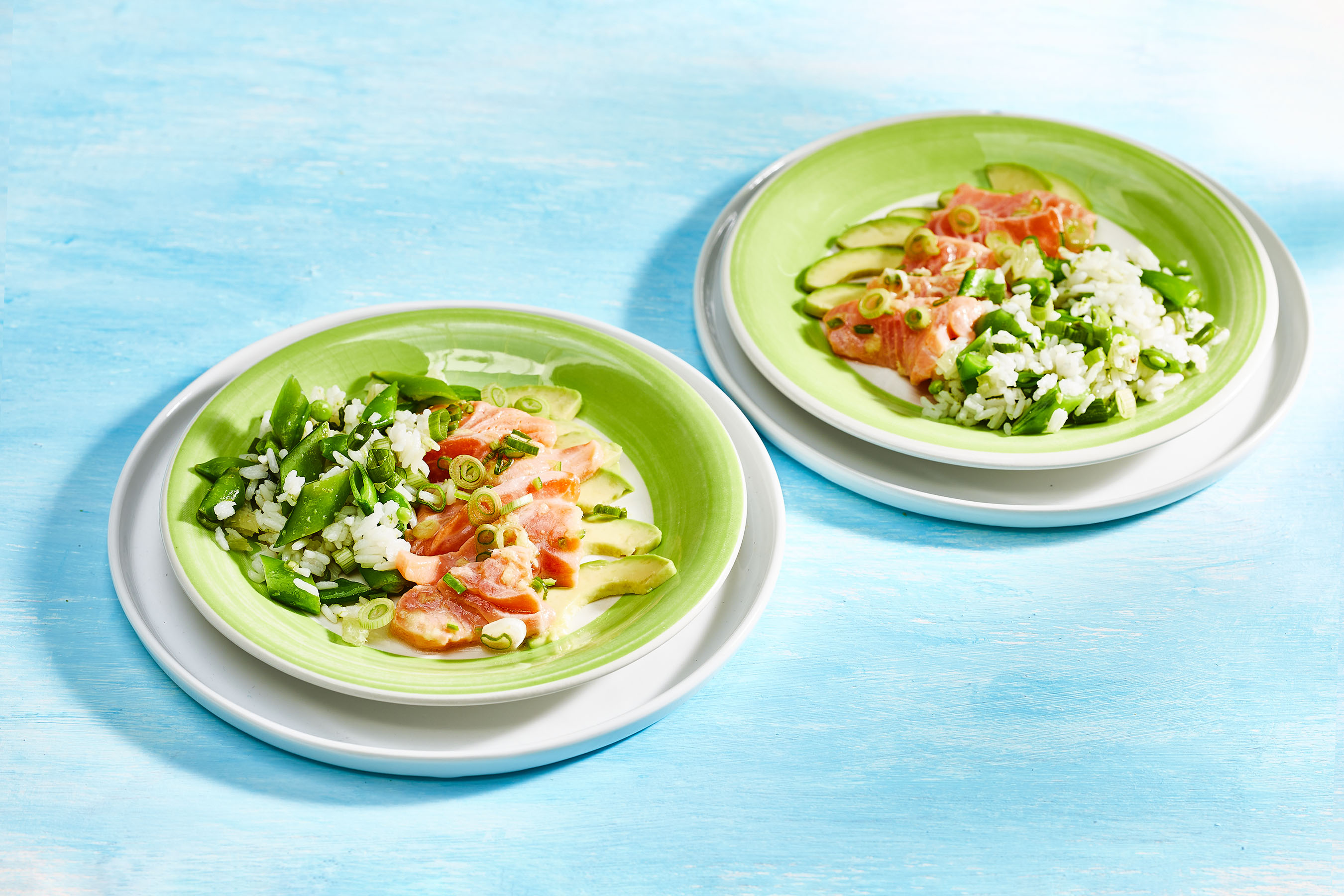 Ceviche van zalm met limoen en rijstsalade | Recepten | PLUS