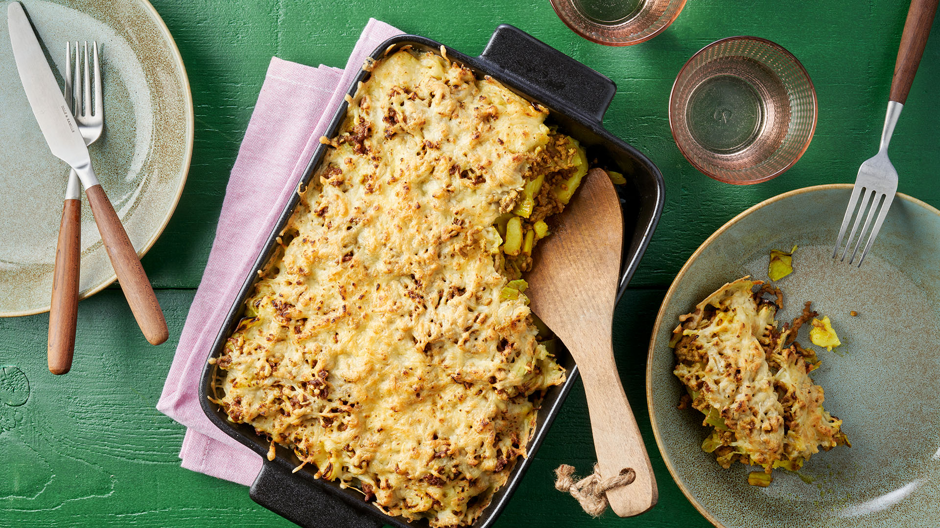 Preischotel met aardappel en gehakt | Recepten | PLUS