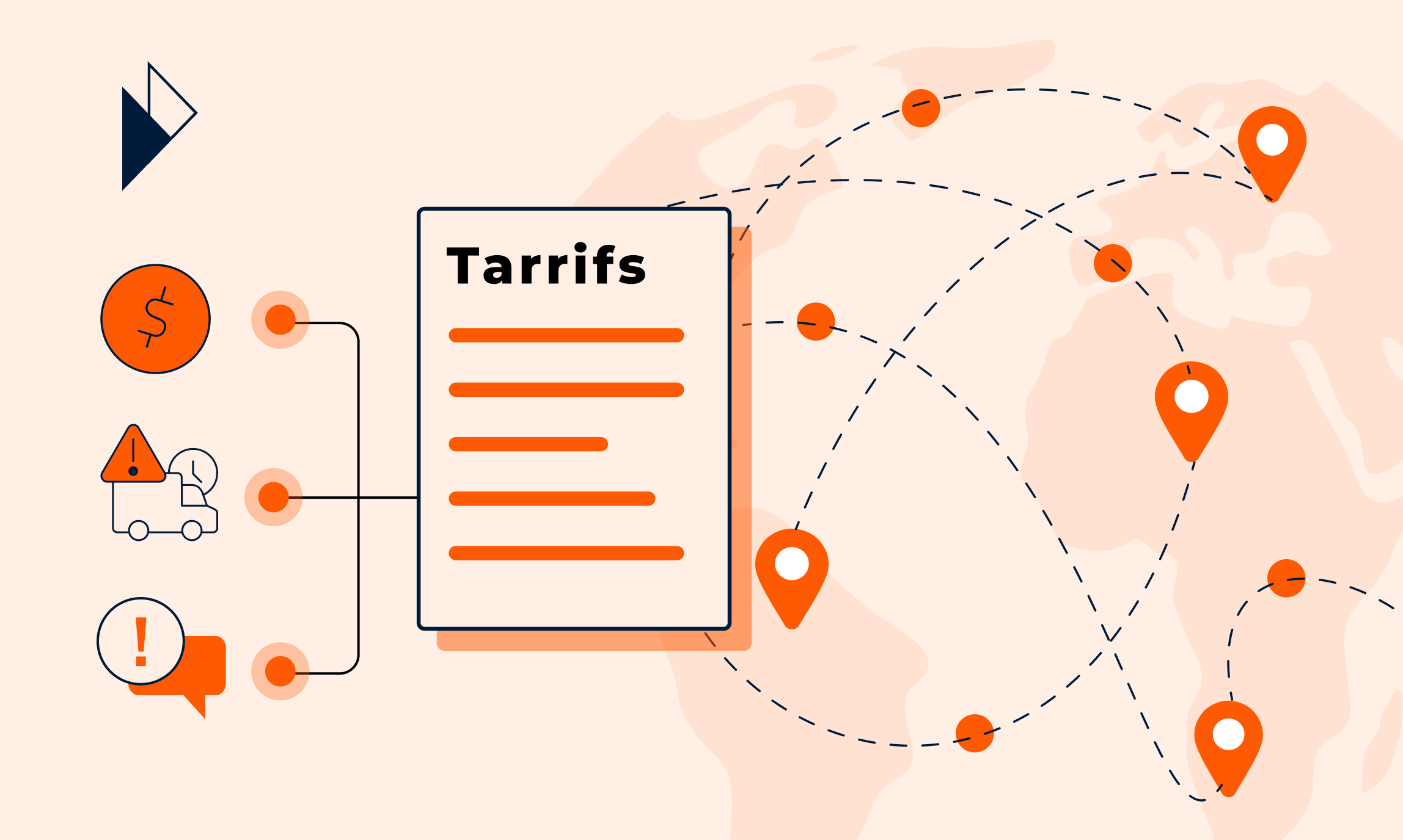 How Unstable Tariffs Affect E-Commerce Cross-Border Deliveries