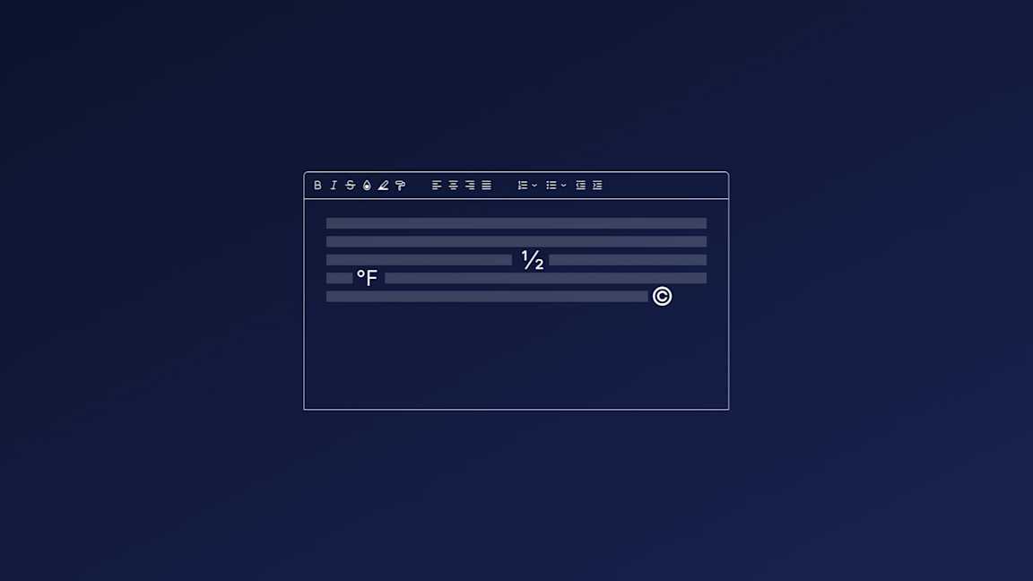 How to automatically insert special characters in your app | TinyMCE