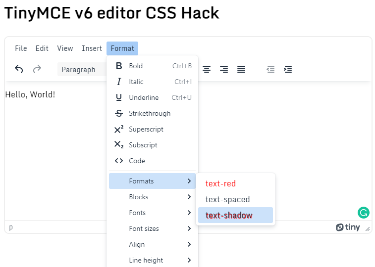 CSS hacks for TinyMCE beginners | TinyMCE CSS hacks for TinyMCE beginners | TinyMCE