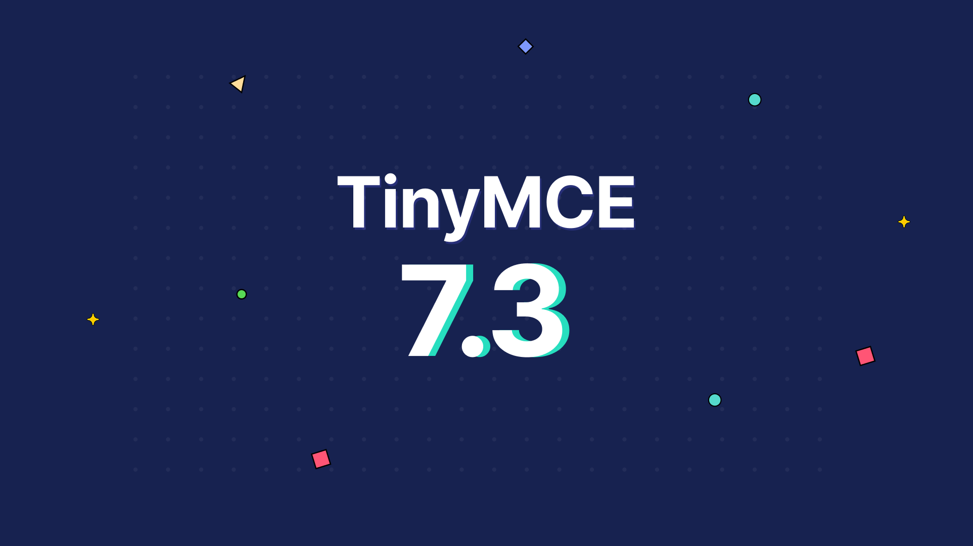 TinyMCE 7.3 | TinyMCE latest version release highlights