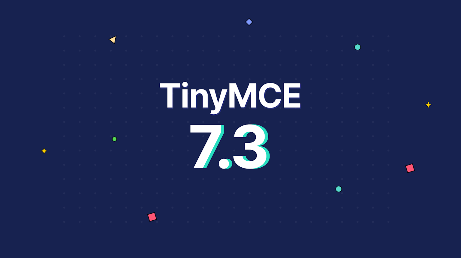 TinyMCE latest version release highlights