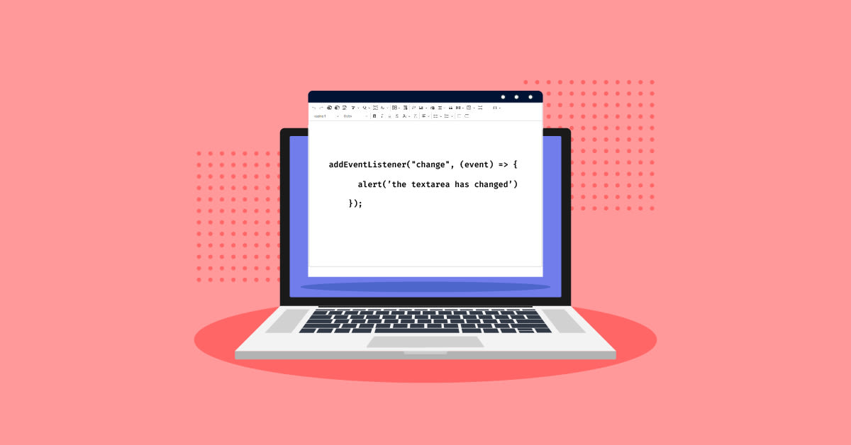 Textarea on change events | TinyMCE