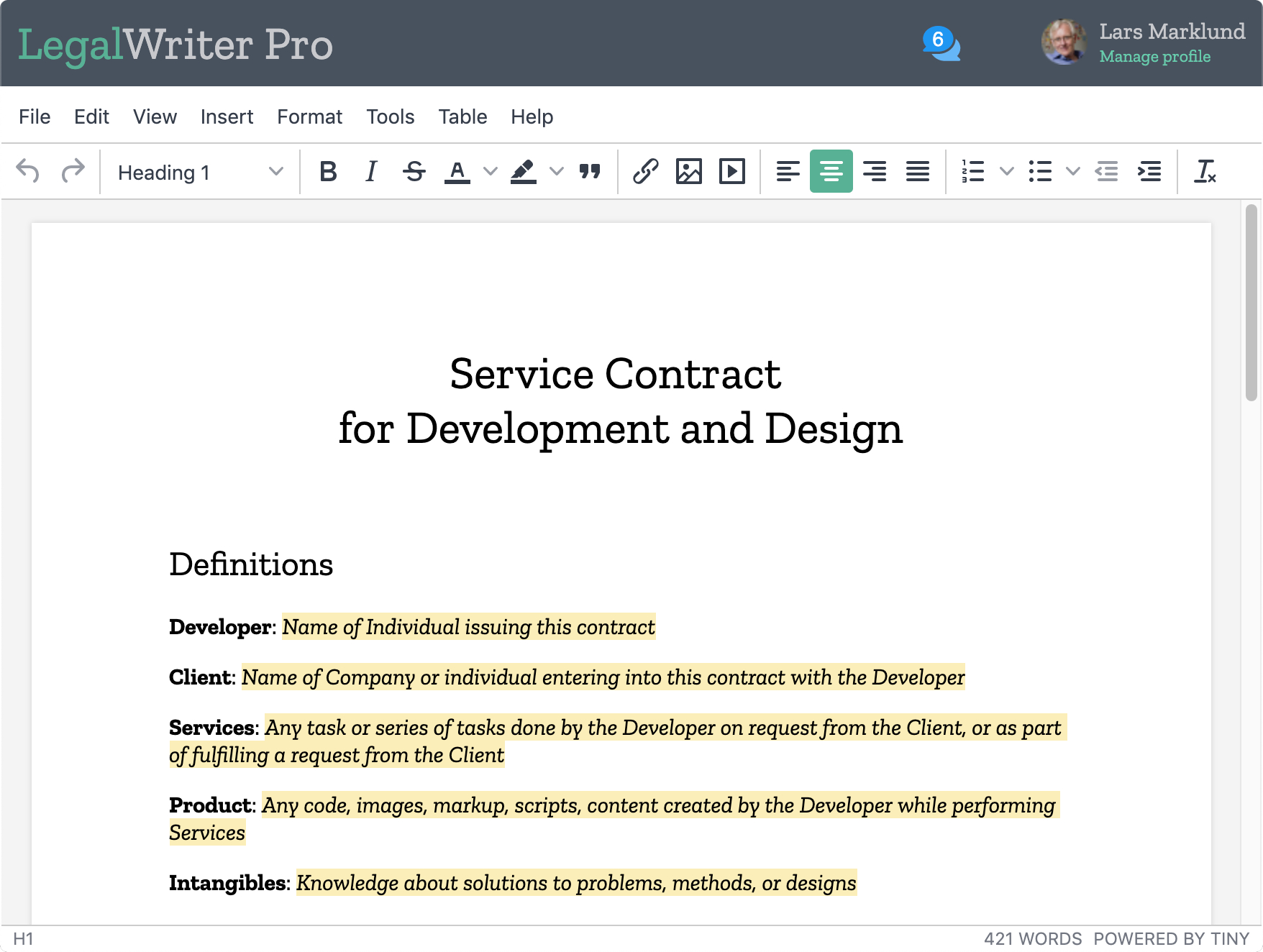 TinyMCE examples - 9 products you can build with our WYSIWYG editor