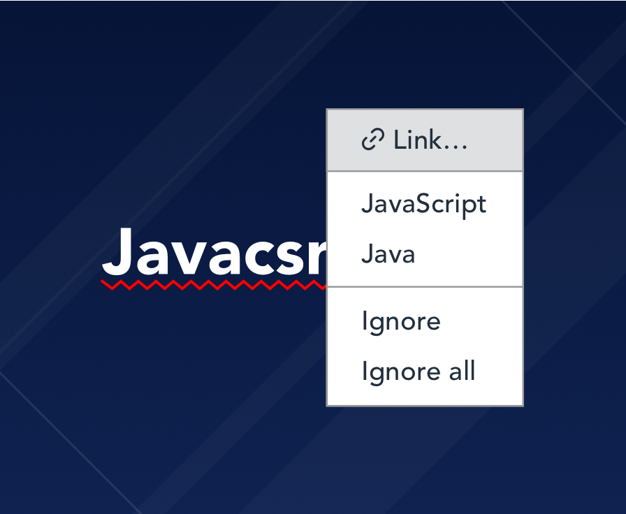 JavaScript Spell Checker: Add spell checking to your js applications