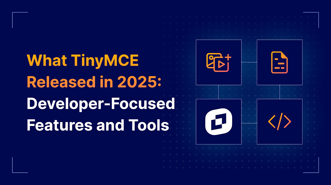 Meet the 2025 State of Rich Text Editors Report | TinyMCE