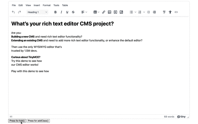 How Dom Manipulation With The Domutils Api Works Tinymce