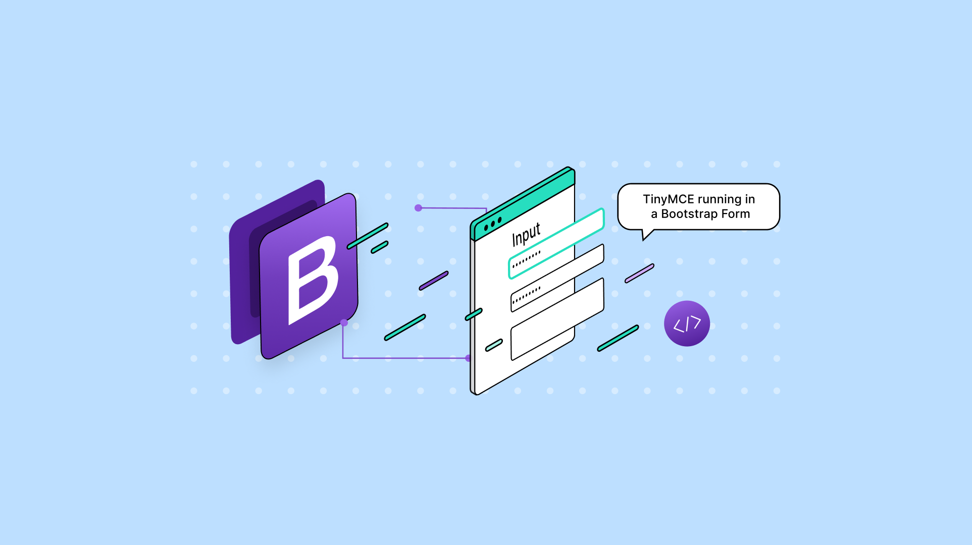 How to create Bootstrap inputs | TinyMCE
