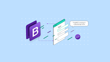 How to create Bootstrap inputs | TinyMCE