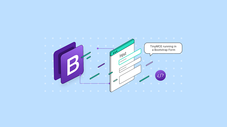 How to create Bootstrap inputs | TinyMCE