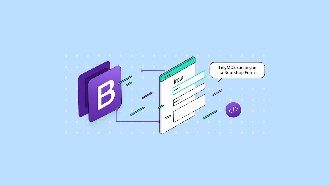 How to create Bootstrap inputs | TinyMCE