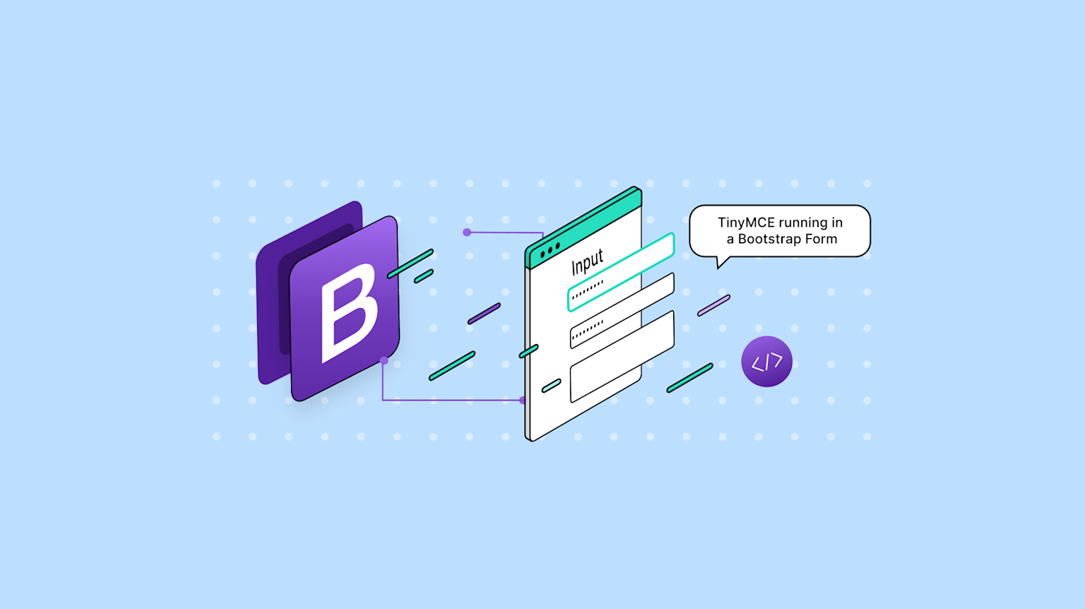 How to create Bootstrap inputs | TinyMCE