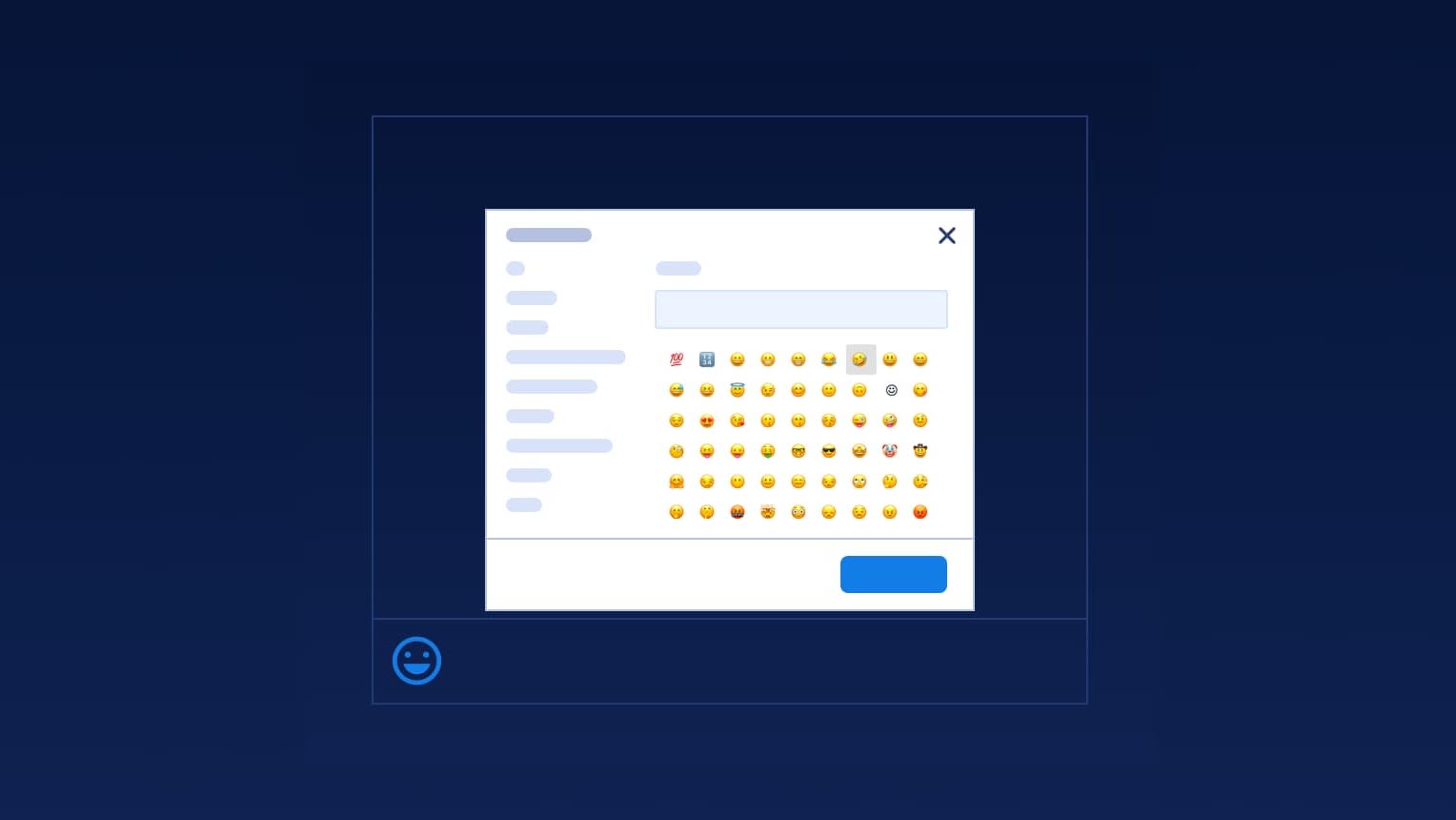 Add an emoji picker to the textarea in two steps | TinyMCE
