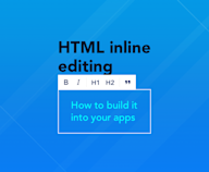 Inline Editor - Add inline editing to any application