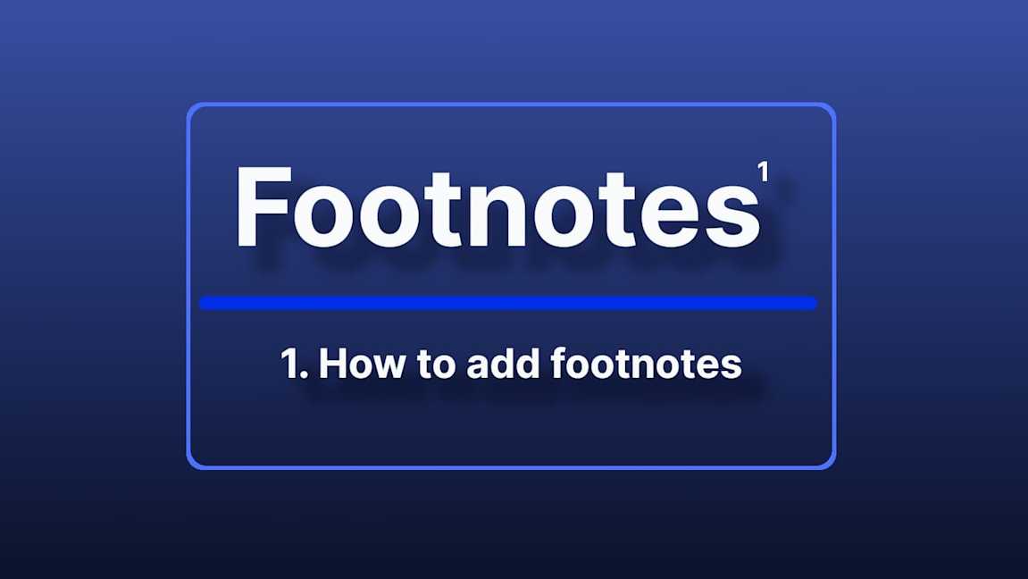 How to add footnotes to the textarea in your app | TinyMCE