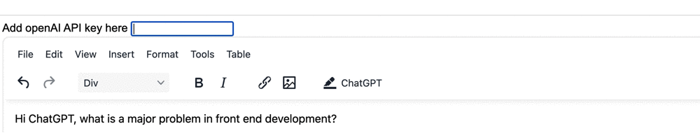 How to integrate ChatGPT with TinyMCE | TinyMCE