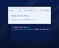 Free online HTML editor | TinyMCE