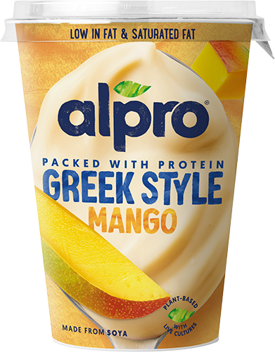 Kasvipohjainen vaihtoehto rahkalle | Go On | Mango | Alpro