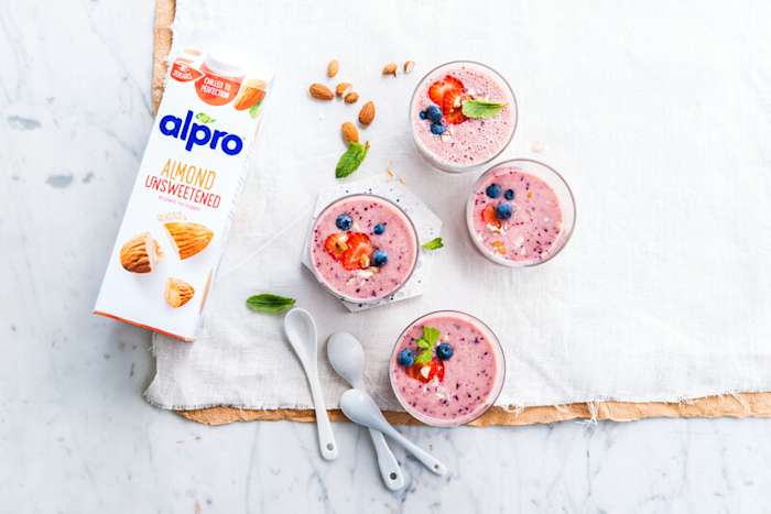 Roze zomer smoothie | Alpro