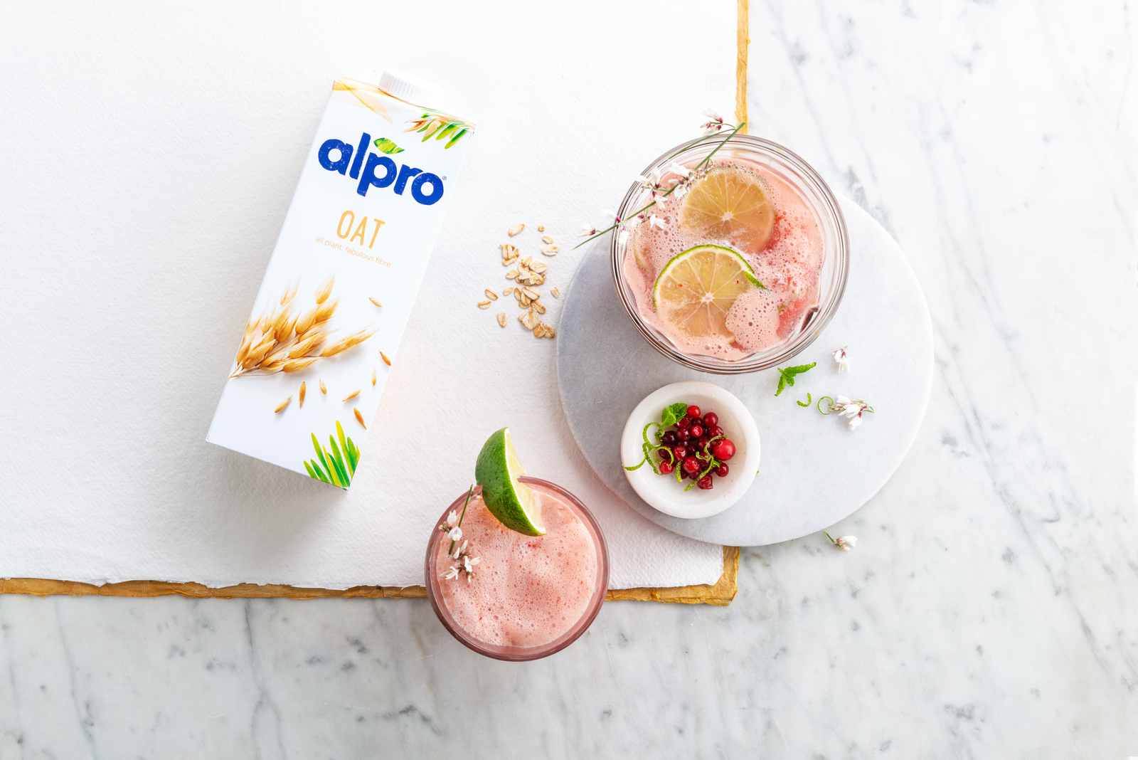 Mocktail Avoine-cranberries | Alpro
