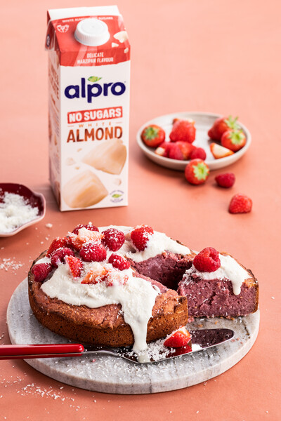 Rode bessen cake | Alpro
